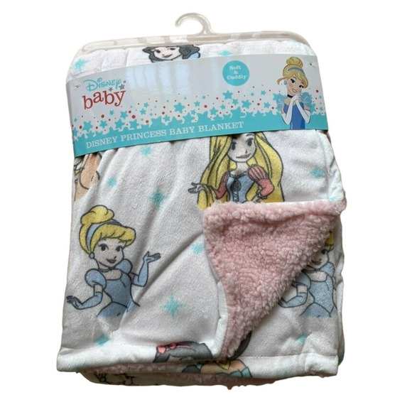 Disney | Bedding | Disney Baby Blanket Princess Pink Cuddly Sherpa ...